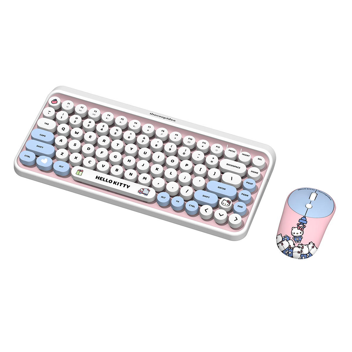 Sanrio TAPPY Wireless Keyboard Set - Hello Kitty | thecoopidea