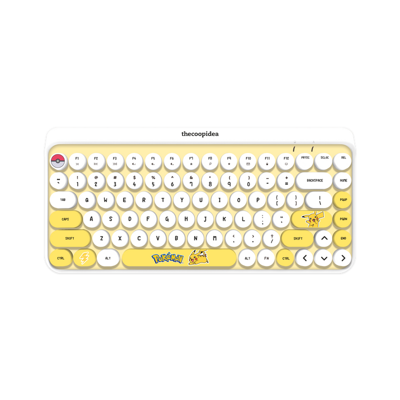 Pokémon TAPPY Wireless Keyboard & Mouse Set - Pikachu | thecoopidea